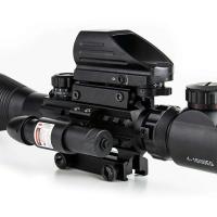China 4x-16x50mm Hunting Rifle Scopes Matte Black Illuminated Tactical Scopes COMB01 for sale