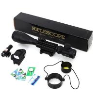 China 4x-16x50mm Hunting Rifle Scopes Matte Black Illuminated Tactical Scopes COMB01 for sale