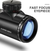 China 6-24X50 Hunting Rifle Scope Illuminated Tactical Scopes OEM ODM for sale