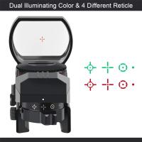 China Compact 22x33mm Red Dot Reflex Sight With 4 Reticle Shockproof for sale