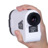 China CE 500M Hunting Range Finder White Black Hunting Rangefinder With Slope for sale