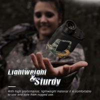 China 700yd 1000yd Camo Digital Laser Rangefinder 6X With Rechargeable Battery for sale