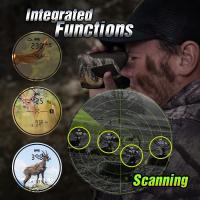 China 700yd 1000yd Camo Digital Laser Rangefinder 6X With Rechargeable Battery for sale