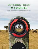 China Camouflage 6X Digital Golf Rangefinder For Hunting Telescope Ranging for sale
