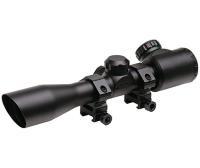 China Black Aluminum Night Vision Crossbow Scope Sight 4x32 1 Pounds Visual Acuity for sale