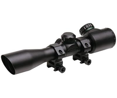 China Black Aluminum Night Vision Crossbow Scope Sight 4x32 1 Pounds Visual Acuity for sale