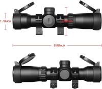 China 1.5-5x32 Adjustment Night Vision Crossbow Scope Red Green Reticle Illuminated Crossbow Optics for sale