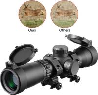 China 1.5-5x32 Adjustment Night Vision Crossbow Scope Red Green Reticle Illuminated Crossbow Optics for sale