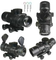 China Military Night Vision Compact Horseshoe Reticle Scope 3.5X30 Tri Illuminated for sale