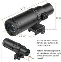 China 1.5X-5X Red Dot Crossbow Night Vision Spotting Scope Flip To Side Mount Focus Adjustment for sale