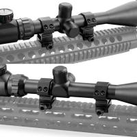 China 1 Inch Scope Rings Set Of 4, 2 Pieces High Profile Scope Mounts 2 Pieces Medium Profile Scope Rings for sale