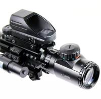 China 4-16x50EG Illuminated Hunting Scope With Tactical 4 Reticle Red Dot Sight And Red Sight for sale