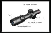 China Lightweight 2-7x20 Long Range Rifle Scopes 100yds For Observing for sale