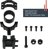 China 1 Inch Picatinny Rail Mounts For Scopes Adjustable Height Tactical Scope Rings for sale