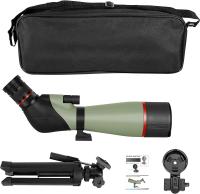 China BAK4 Prism Sniper Spotting Scope 20-60X80 HD For Birding Spotting Wildlife for sale