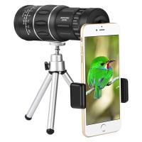 China Bifocal 16x52 Compact Cell Phone Monocular Telescope Waterproof 66/8000m For Children for sale