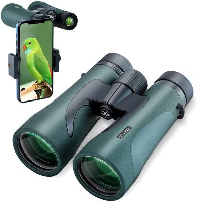 China Adults 12X50 HD Binoculars With Phone Adapter High Power Binocular Telescope for sale