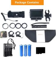 China Photo Recording 200-400m Night Vision Sight With Infrared Laser Flashlight for sale