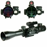 China Illuminated Rifle C3-9x40 Tactical Holographic Sight With Red Laser Holographic Point Sight for sale