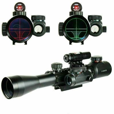 China Illuminated Rifle C3-9x40 Tactical Holographic Sight With Red Laser Holographic Point Sight for sale