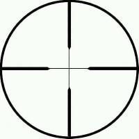 China 4-12x40mm Long Range Rifle Scopes 8 Point Black For Shooting for sale