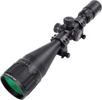 China Red Green Blue Three Color illuminated tactical Reticle Riflescope 6-24x50mm for sale