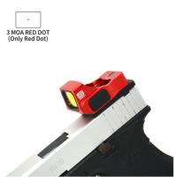 China RMR EOTech 550 Red Dot Tactical Holographic Sight Scope Hunting Airsoft Pistol With Glock Mount for sale