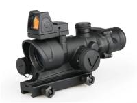China Forged Aluminum ACOG 4x32 Scope With Dual Illumination Mini Reflex Red Dot Scope for sale