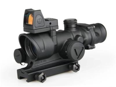 China Forged Aluminum ACOG 4x32 Scope With Dual Illumination Mini Reflex Red Dot Scope for sale