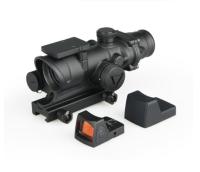 China Forged Aluminum ACOG 4x32 Scope With Dual Illumination Mini Reflex Red Dot Scope for sale