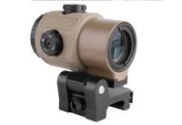 China G43 Tactical 3x Magnifier Scope Sight With Switch Shift To Side QD Mount Tan Color for sale