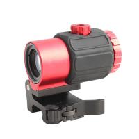 China G43 Tactical 3x Magnifier Scope Sight With Switch Shift To Side QD Mount Tan Color for sale