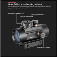China Airsoft Green Red Dot Reflex Sight 3X44 2X40 3X42 1X40 With 11/20mm Mount for sale
