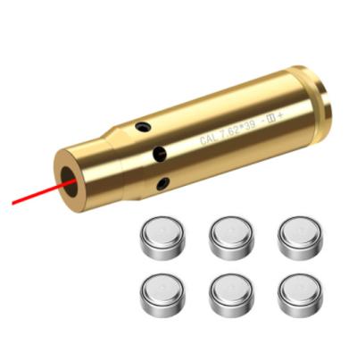 China 7.62*39mm Red Dot Laser Boresighter 650nm 6 Batteries Hunting Training for sale