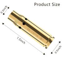 China 7.62*39mm Red Dot Laser Boresighter 650nm 6 Batteries Hunting Training for sale