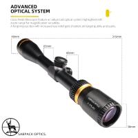 China Sabpack 40mm fogproof Hunting Rifle Scope 3 - 9X Cross Field Riflescope for sale