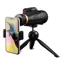 China Monocular Telescope 12X50 Waterproof Telescope, High Definition Prism, Adults Compact Monocular with Phone Holder a for sale