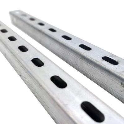 China Q235 Perforated Metal Strut Channel 304 Stainless Steel 0.8-3.0mm Thickness for Support Systems for sale