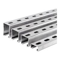 China Pre-Galvanized Steel Strut Channel 0.8mm-4.0mm Thickness with Custom Lengths for Industrial Support Systems for sale