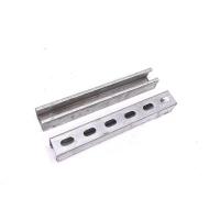 China Hot Dipped Galvanized Solid Strut Channel 0.8-3.0mm Thickness for Cable Support Systems for sale