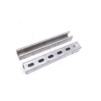China Hot Dipped Galvanized Solid Strut Channel 0.8-3.0mm Thickness for Cable Support Systems for sale