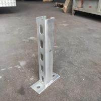 China SS304 Galvanized Steel U Channel Strut 25mm Height 250kg Load Capacity for Construction Cable Support for sale