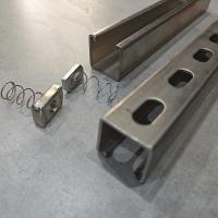 China 0.8mm-3.0mm Thickness Metal Strut Channel for Heavy Duty Support Framing with 1m-12m Length Options for sale