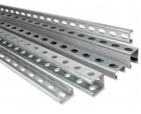 China Carbon Steel Slotted Strut Channel Bracket 0.8-3.0mm Thickness for Mounting Systems with OEM Customization for sale