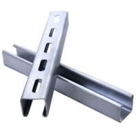 China Hot Rolled Cold Rolled Slotted Metal U/C Channel 0.8-3.0mm Thickness for Structural Framing for sale