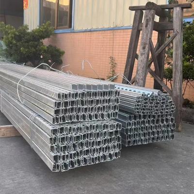China 3m 6m Stainless Steel Strut Channel | 0.8-4.0mm Thickness | Powder Coated C Profile for sale