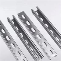 China 41x41 Custom Stainless Steel Unistrut Channel Al6005-T5 Photovoltaic Bracket with 250kg Load Capacity for sale