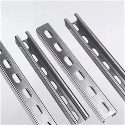China 41x41 Custom Stainless Steel Unistrut Channel Al6005-T5 Photovoltaic Bracket with 250kg Load Capacity for sale