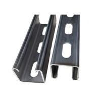 China Type C Perforated Galvanized Stainless Steel Slotted Channel 2M Length 50MM Width for Corrosion Protection for sale