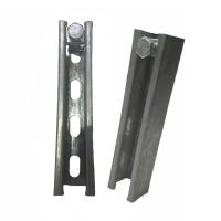 China Galvanized C Channel Steel Strut 12 Gauge Custom Perforated for Construction and Solar Mounting for sale